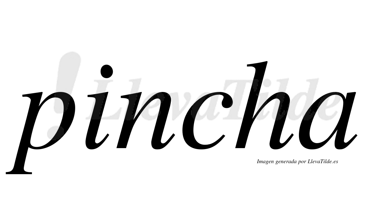 ¿Lleva tilde pincha? | LlevaTilde.es