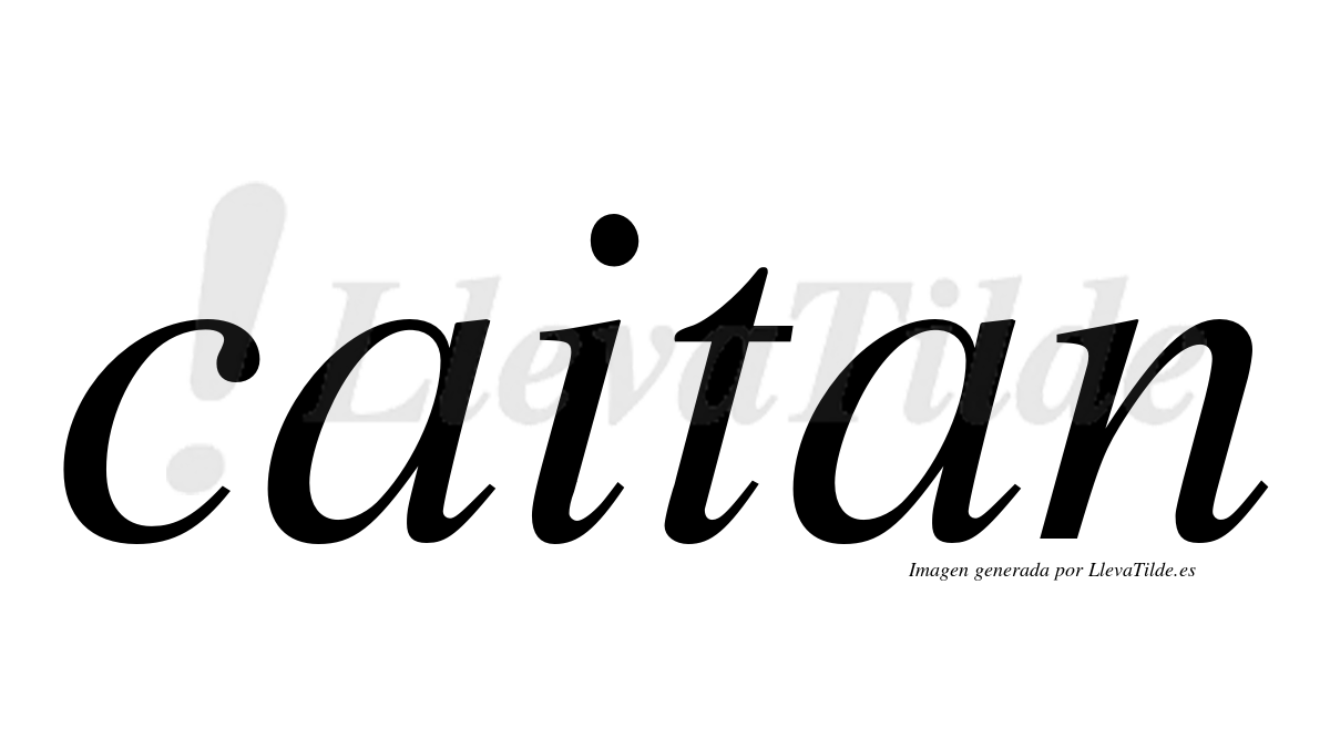 ¿Lleva tilde caitan? | LlevaTilde.es