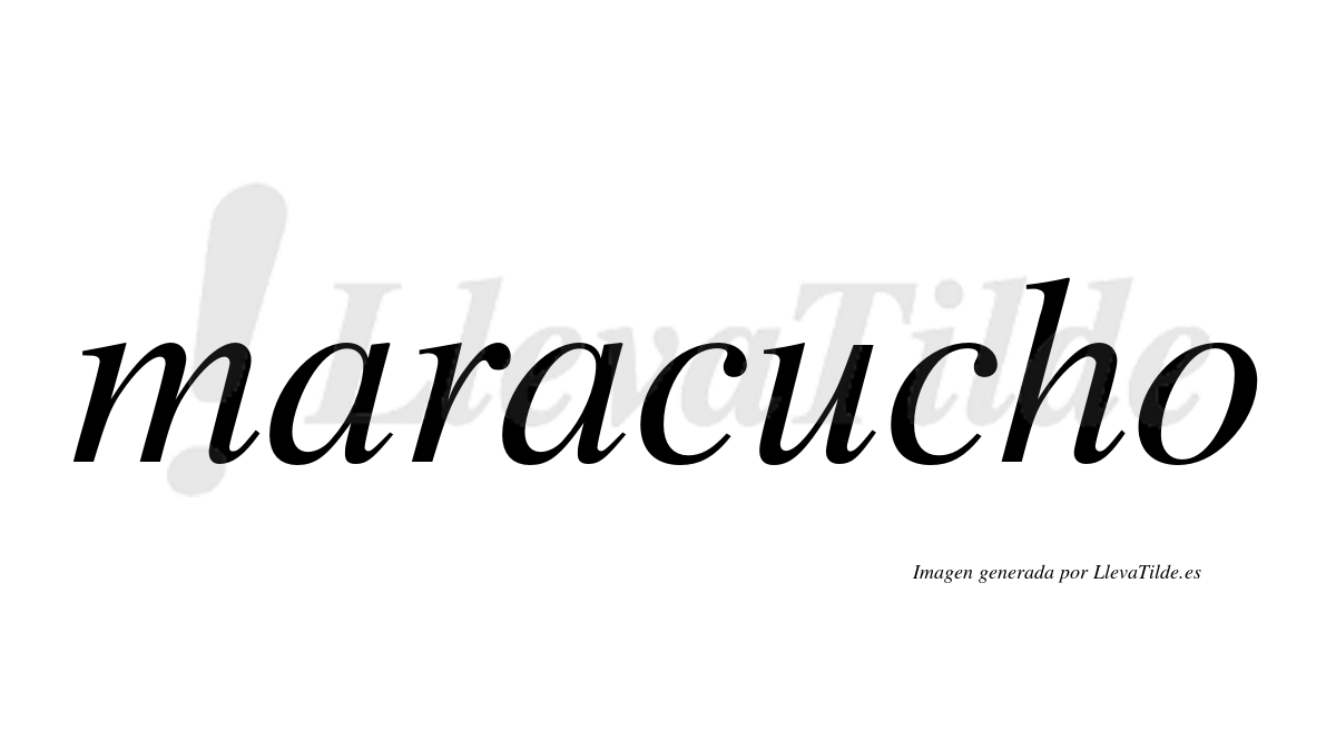 ¿Lleva tilde maracucho? | LlevaTilde.es