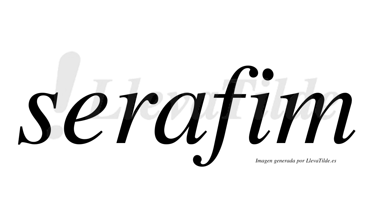 ¿Lleva tilde serafim? | LlevaTilde.es