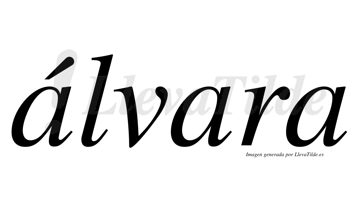 ¿Lleva tilde álvara? | LlevaTilde.es