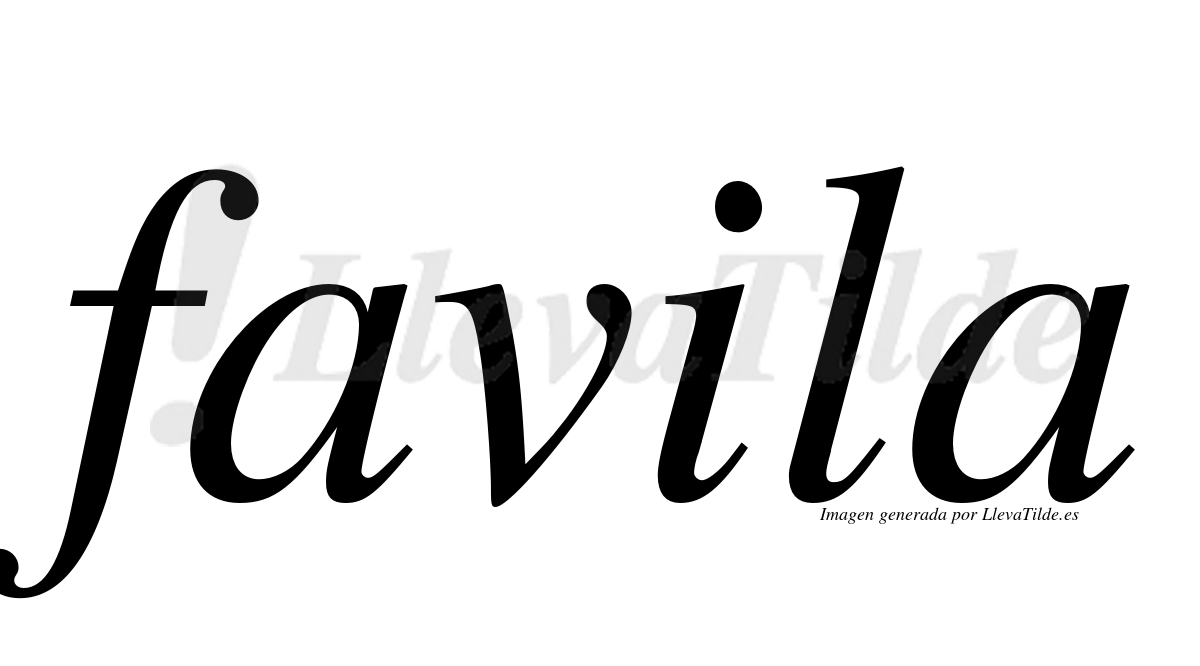 ¿Lleva tilde favila? | LlevaTilde.es