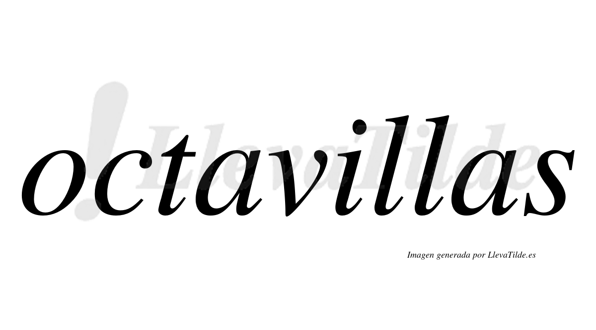 ¿Lleva tilde octavillas? | LlevaTilde.es