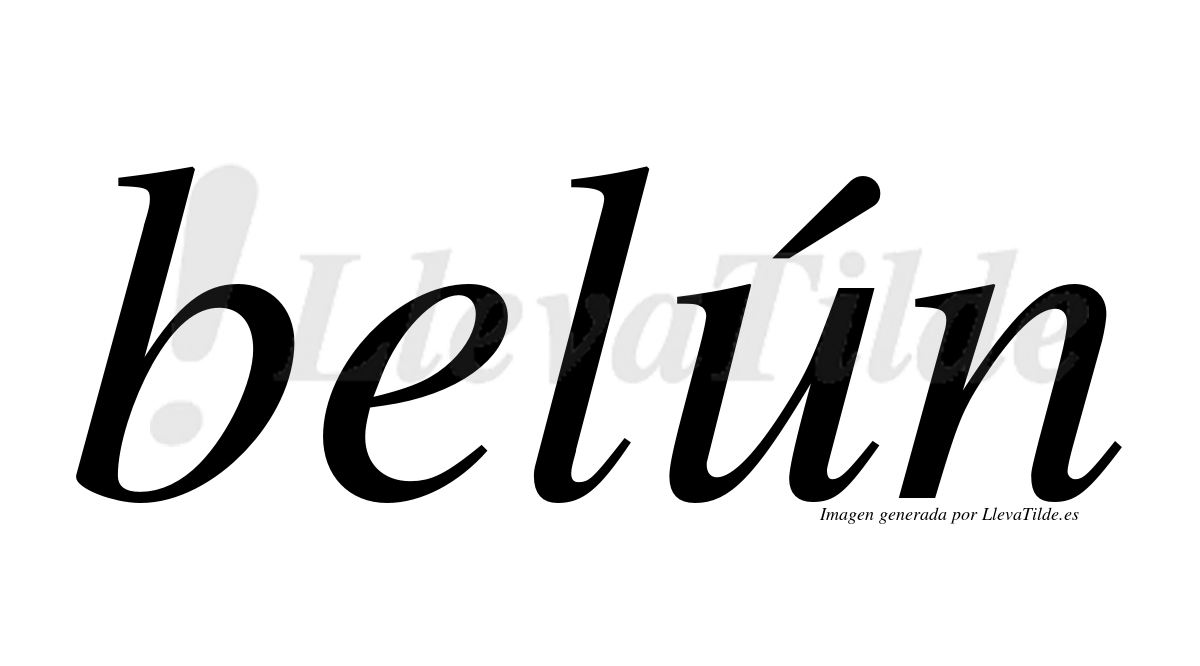 ¿Lleva tilde belún? | LlevaTilde.es