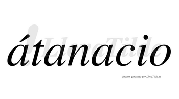 ¿Lleva tilde átanacio? | LlevaTilde.es