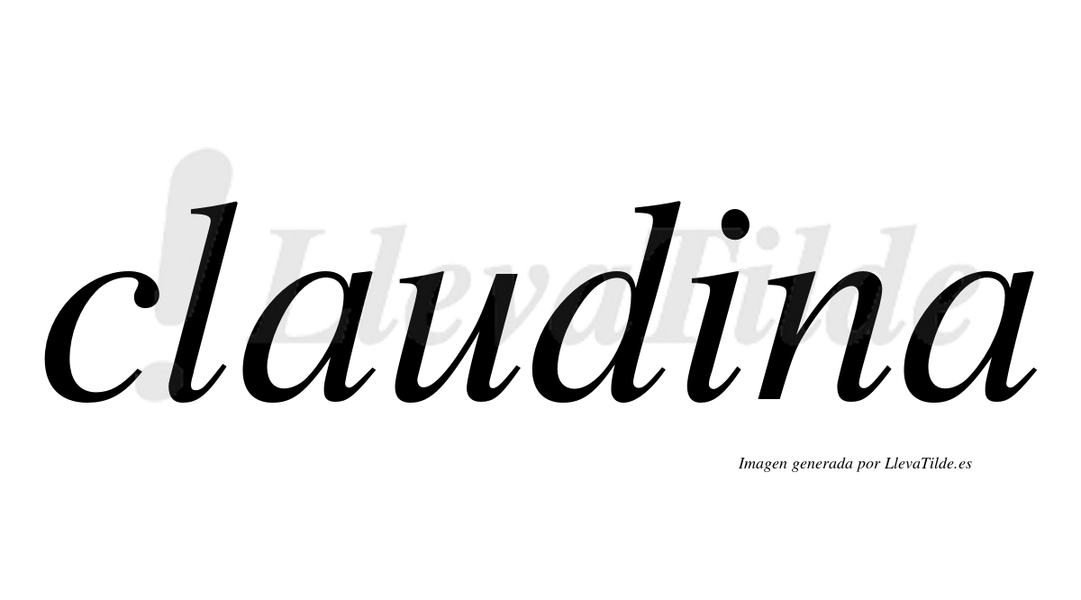 ¿Lleva tilde claudina? | LlevaTilde.es