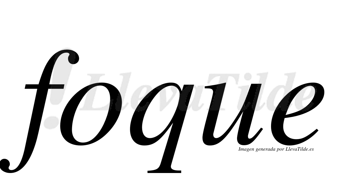 ¿Lleva tilde foque? | LlevaTilde.es