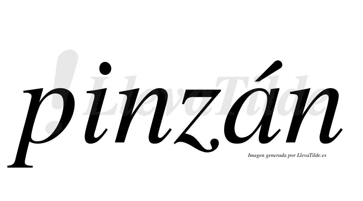 ¿Lleva tilde pinzán? | LlevaTilde.es