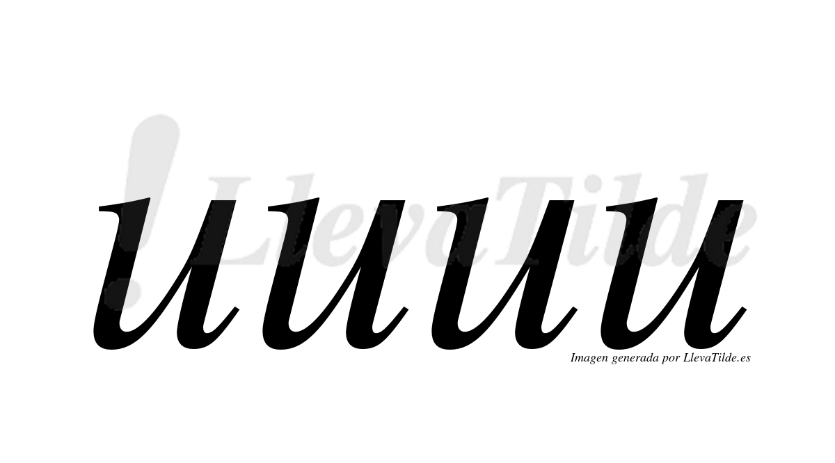 ¿Lleva tilde uuuu? | LlevaTilde.es