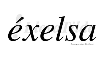 ¿Lleva tilde éxelsa? | LlevaTilde.es