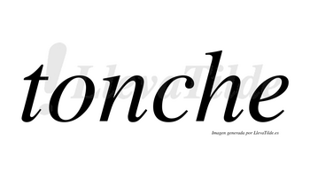 ¿Lleva tilde tonche? | LlevaTilde.es