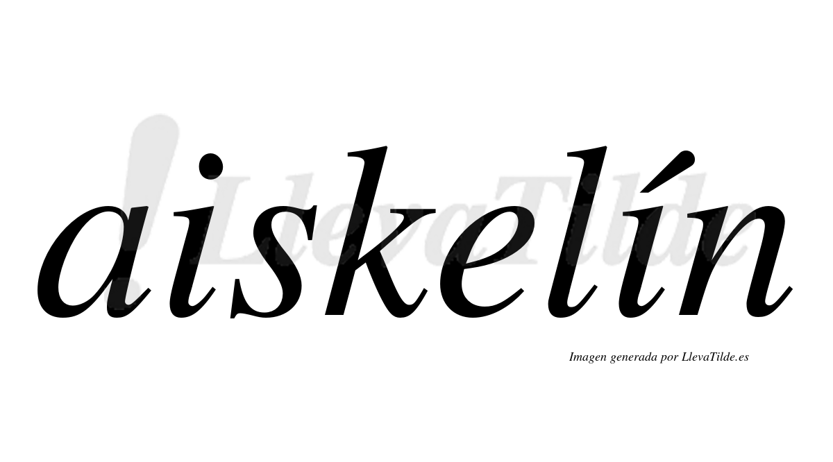 ¿Lleva tilde aiskelín? | LlevaTilde.es