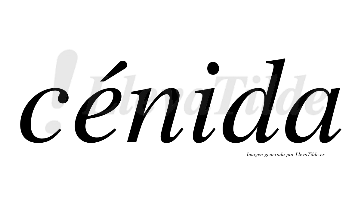 ¿Lleva tilde cénida? | LlevaTilde.es