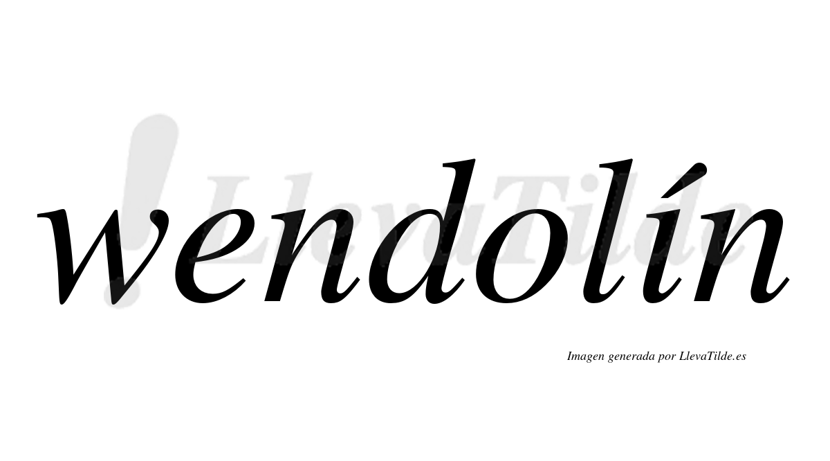 ¿Lleva tilde wendolín? | LlevaTilde.es