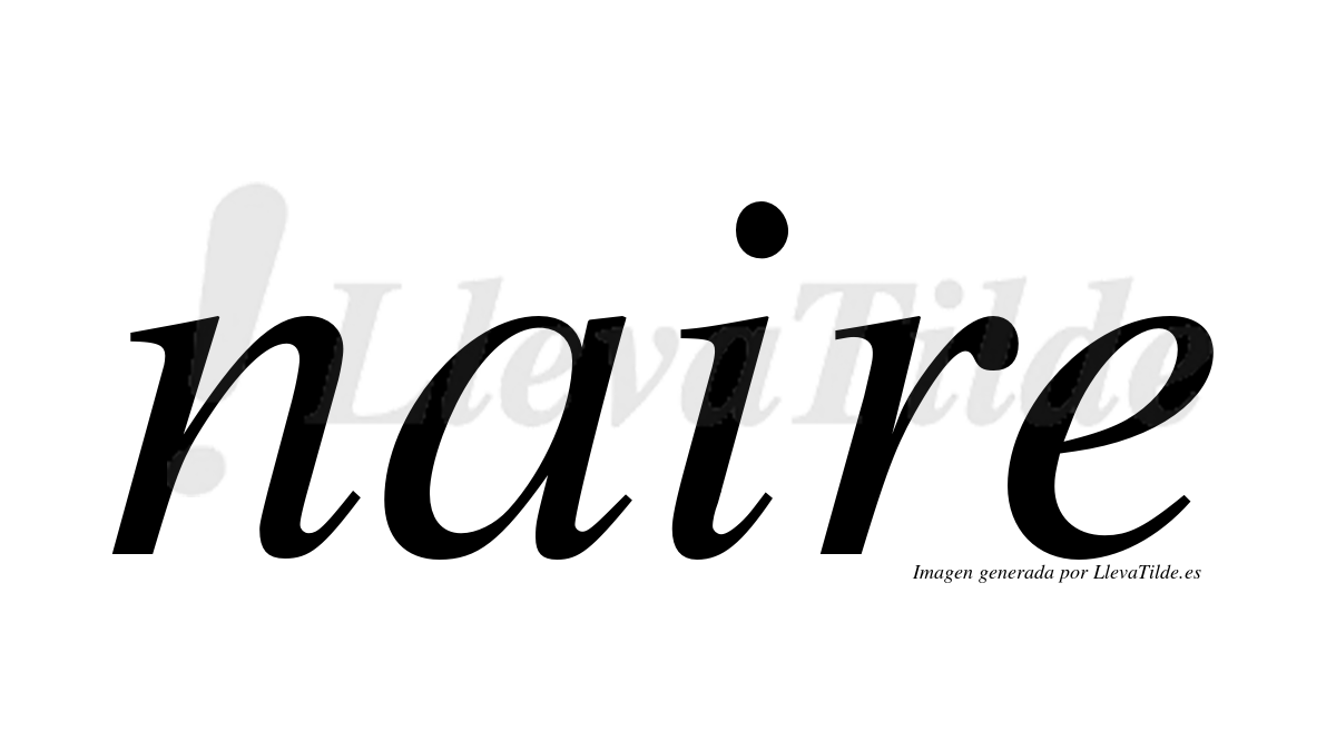 ¿Lleva tilde naire? | LlevaTilde.es