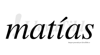 ¿Lleva tilde matías? | LlevaTilde.es