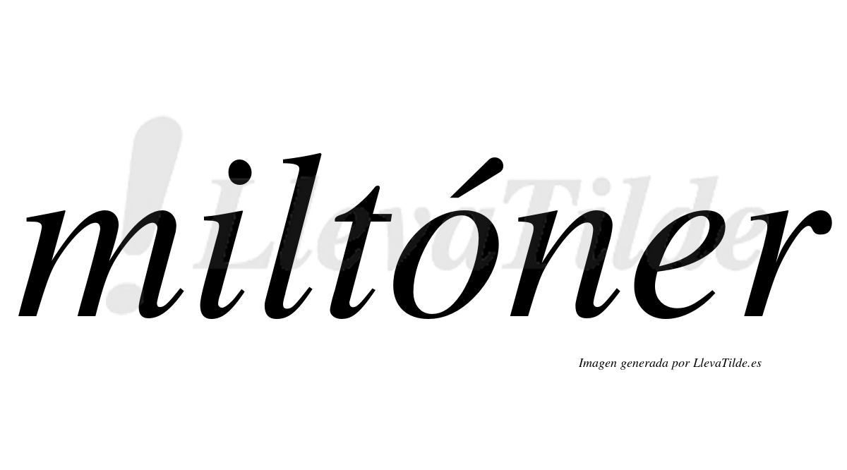 ¿Lleva tilde miltóner? | LlevaTilde.es