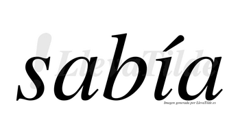 ¿Lleva tilde sabía? | LlevaTilde.es