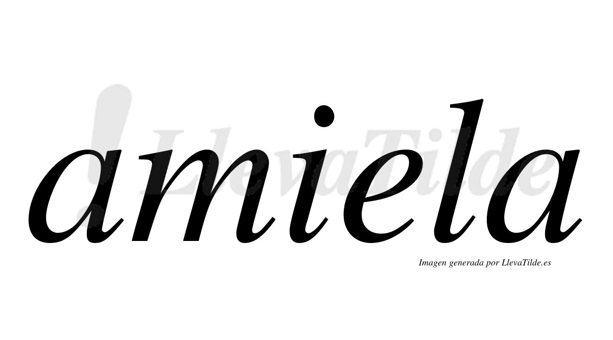¿Lleva tilde amiela? | LlevaTilde.es