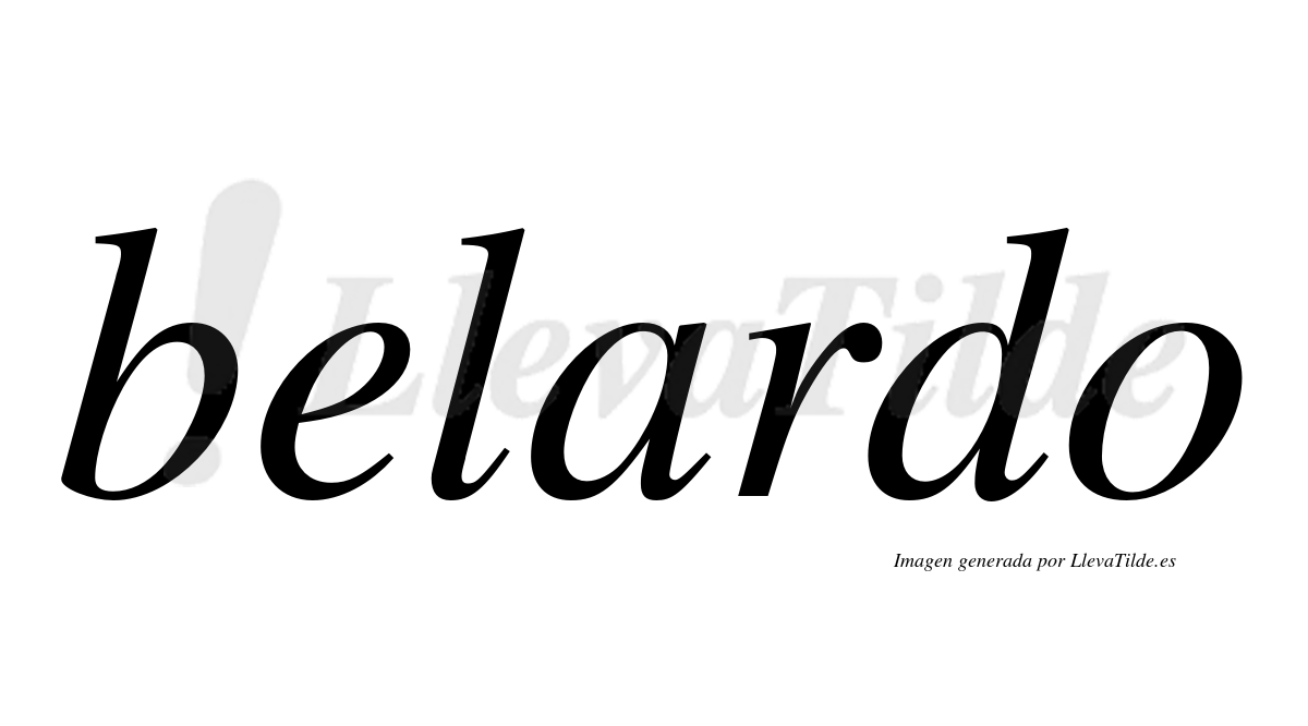 ¿Lleva tilde belardo? | LlevaTilde.es